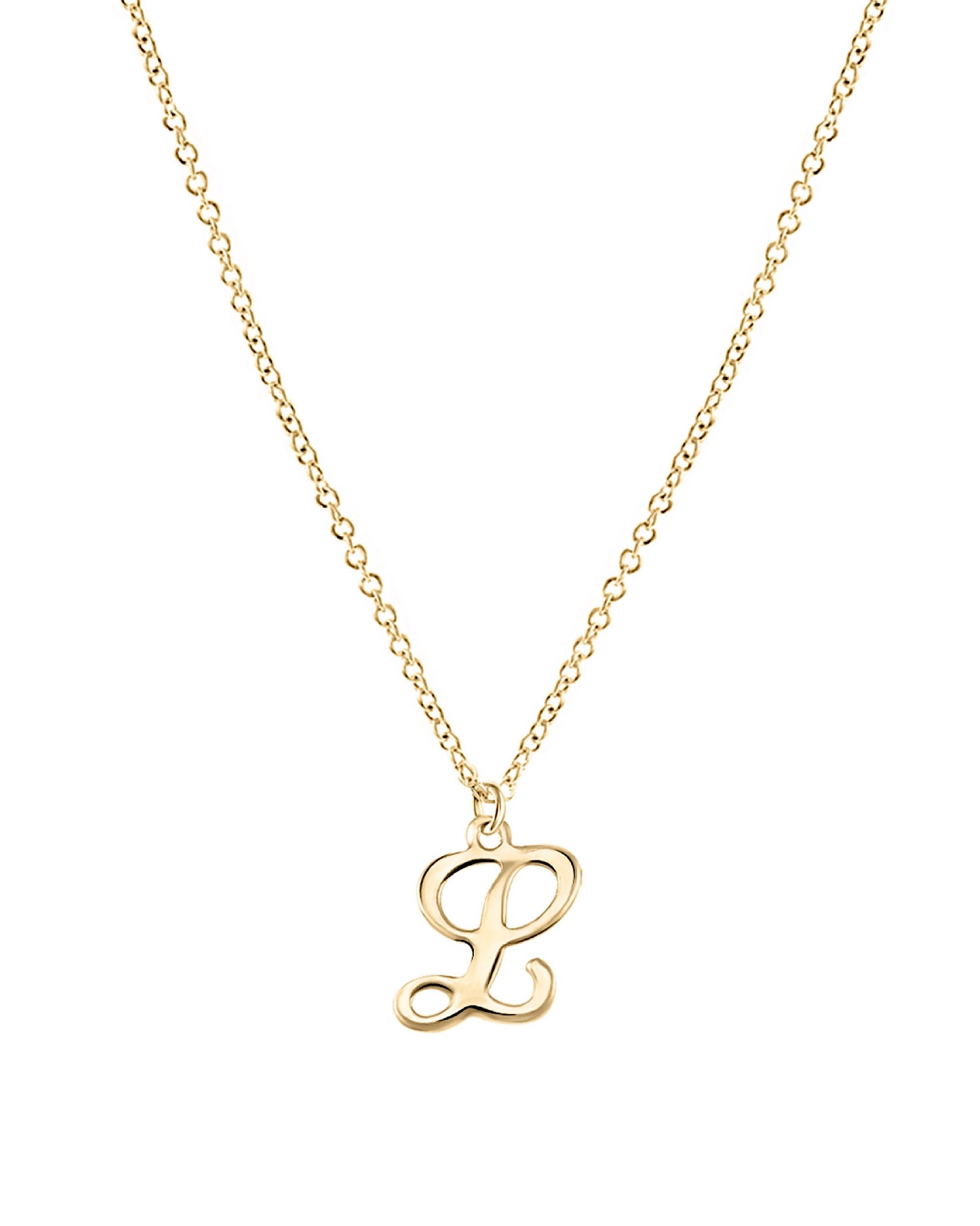 Script Initial Necklace – Belladaar
